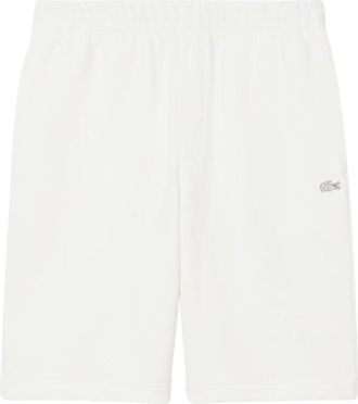 Lacoste Homme, Sport, Blanc, Taille: S Relaxed Fit Terry Shorts