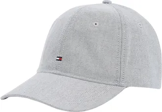 Tommy Hilfiger Herren Cap Flag Oxford 6 Panel aus Baumwolle, Blau (Space Blue), Einheitsgröße