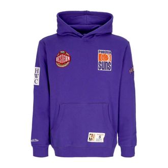 Mitchell & Ness Phoenix Suns Fleece Hoodie Lila - - Sweatshirts & Hoodies - Herren - Lila - XL