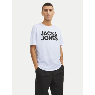 Jack & Jones Jack & Jones T-Shirt Corp Logo 12151955 Wei&szlig; Standard Fit