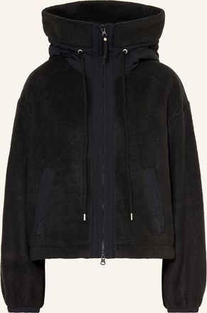 Parajumpers Parajumpers Teddyfell-Jacke Kisha Im Materialmix schwarz