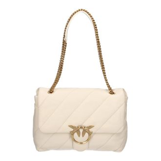 Pinko Pinko, Femme, Sacs, Blanc, Taille: ONE Size Big Love Bag Puff Maxi Quilt