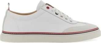 Thom Browne Low-Top Sneaker - Low-Top Leather Sneaker - Gr. 7 - in Weiß - für Damen