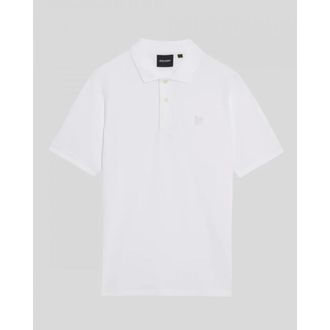 Lyle & Scott Homme, Tops, Blanc, Taille: L Polo Superfine