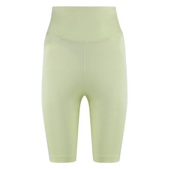 Wolford Gl&auml;nzende Logo Print Shorts mit Seitentasche - - Shorts - Damen - Gr&uuml;n - XS