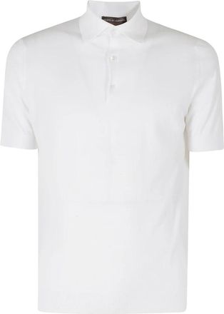 FILIPPO DE LAURENTIIS Homme, Pulls, Blanc, Taille: 2XL Polo Bottoni MC Cotone