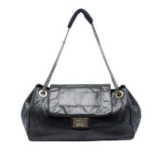 Chanel Pre-owned Perforated Leather Shoulder Bag - - Pre-owned - Damen - Schwarzk - ONE SIZE