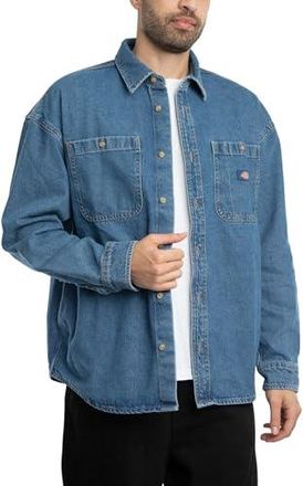 Dickies Homme Chemise En Jean Houston, Dark, S