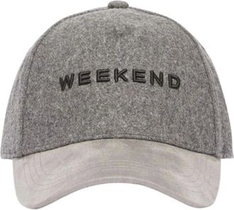 Max Mara Casquette Wkdpomposa - unisex - Accessoires - Gris - Taille: ONE Size