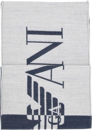 Emporio Armani Homme, Accessoires, Bleu, Taille: ONE Size Foulards Mode pour Looks Élégants