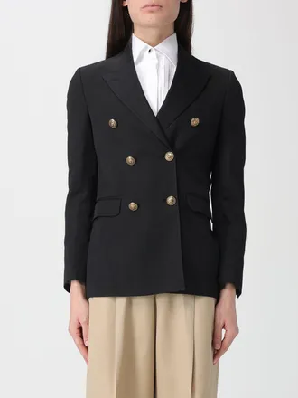 Golden Goose Zweireihiger Blazer aus Schurwolle mit Metallkn&ouml;pfen