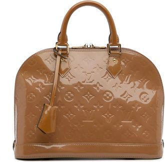 Louis Vuitton Crossbody Bags - Monogram Vernis Alma PM - Gr. unisize - in Braun - f&uuml;r Damen