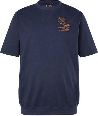 JP1880 T-Shirt T-Shirt Halbarm Bauchfit Badges bis 8 XL