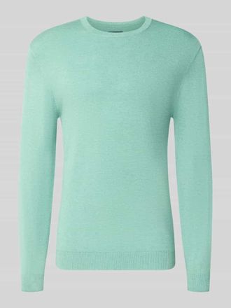 Mc Neal Strickpullover mit geripptem Rundhalsausschnitt