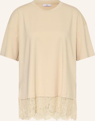 Riani Riani T-Shirt Mit Spitze beige