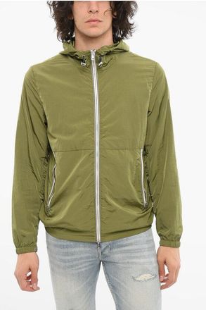 Woolrich Crinkle Windbreaker With Adjustable Hood size Xxl