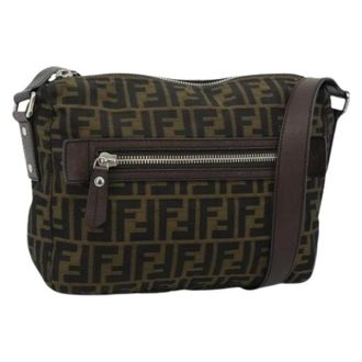 Fendi Pre-owned Zucca Canvas Shoulder Bag - - Pre-owned - Damen - Braun - ONE SIZE