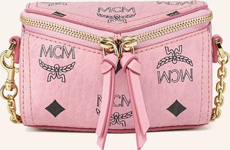 MCM Mcm Taschenanh&auml;nger Diamant 3d pink