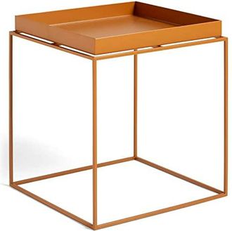 HAY Hay Tray Table Medium Beistelltisch, Stahl, Toffee, 44cm