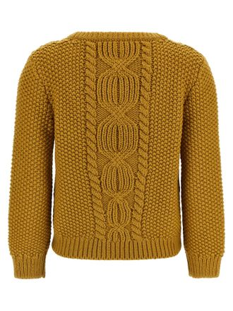 Saint Laurent Mens Bicolor Wool Cardigan Clothing
