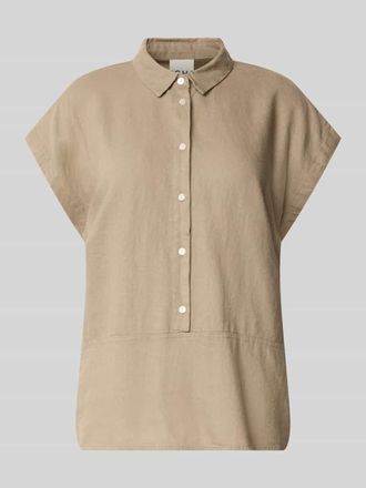 Ichi Regular Fit Bluse aus Leinen-Viskose-Mix Modell LINNO