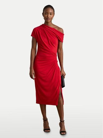 Lauren Ralph Lauren Coctailkleid 200980223001 Rot Slim Fit