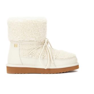 Kazar Cremefarbene Schneestiefel auf brauner Sohle - - Shoes - Damen - Beige - 36 EU