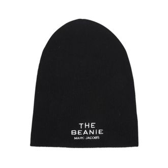 Marc Jacobs Femme, Accessoires, Noir, Taille: ONE Size Bonnet Beanie Noir
