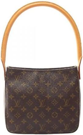 Louis Vuitton Pre-owned Sac bandouli&egrave;re Looping MM Monogram - Femme - Pre-owned - Brun - Taille: ONE Size