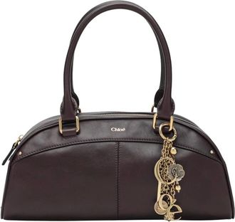 Chlo&eacute; Femme, Sacs, Brun, Taille: ONE Size Bowling Shoulder Bag