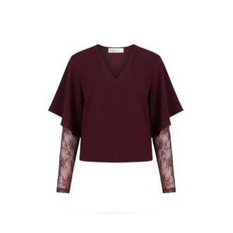 Am&eacute;lie & Am&eacute;lie Calcutta Top - Femme - Blouses et Chemises - Violet - Taille: 38/40 FR