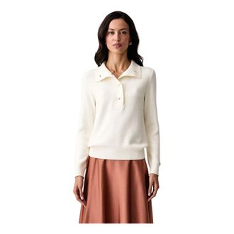 Liu Jo Gilet boutonn&eacute; - Femme - Pulls - Beige - Taille: 42 FR