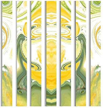 Homemania Quadro Zusammenfassung 3 für Wohnzimmer, Schlafzimmer - Mehrfarbig, 90 x 4 x 120 cm, 7PART-7054, Polyester, MDF