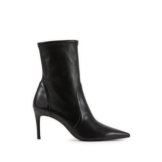 Stuart Weitzman Bottine Stuart Power 75 en cuir mat