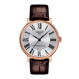 Tissot Carson Automatik-Uhr - - Accessories - Herren - Braun - ONE SIZE