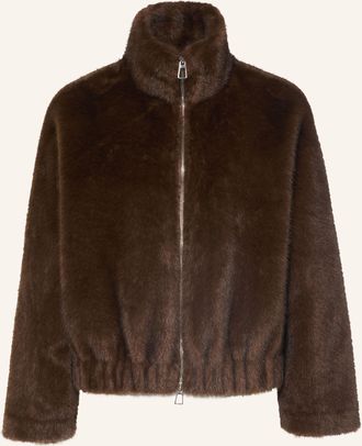 Lilienfels Lilienfels Kunstfell-Jacke braun