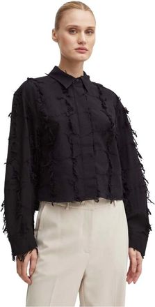 Day Birger Et Mikkelsen Femme, Blouses et Chemises, Noir, Taille: 36 FR Chemise drap&eacute;e