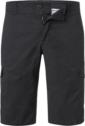 Bugatti Herren Bermudashorts schwarz Baumwolle