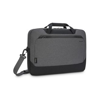 Targus TBS92602GL Laptop-Hülle, passend für Laptops bis zu 14 Zoll, Cypress 14-Zoll Slimcase mit verstellbarem Schultergurt, EcoSmart - Grau
