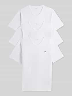 Tommy Hilfiger Regular Fit T-Shirt aus Baumwoll-Mix im 3er-Pack