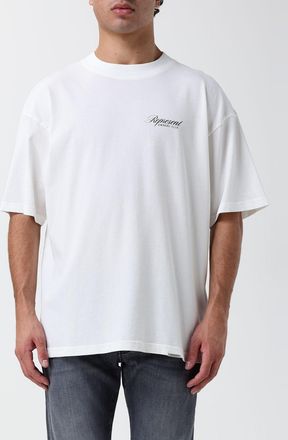 Represent Locker geschnittenes Baumwoll-T-Shirt mit Logo-Print hinten