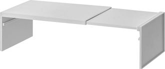 Generic Ausziehbarer Schrank-Organizer: Stapelbares Schichtregal, platzsparend, leicht, aber schwer. Verstellbares Küchenregal für Speisekammer, Theke, Waschb