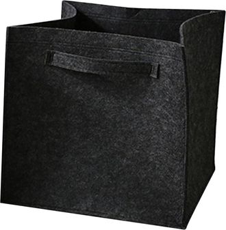 Pretyzoom Faltbarer Aufbewahrungskorb Aus Atmungsaktivem Filz Großer Kleidungskorb Und Wäschekorb Vielseitiger Spielzeug-organizer Für Haushalt Schmutzwäsche Un