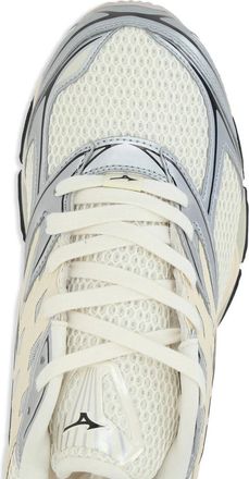 Mizuno Leather and Mesh Sneaker - White