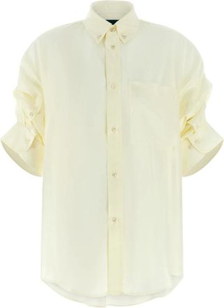 JEJIA Femme, Blouses et Chemises, Jaune, Taille: 38 FR Buba Buttoned Shirt