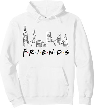 Friends TV Show Skyline Logo NYC Vintage 90er Jahre Fan Geek Sitcom Pullover Hoodie