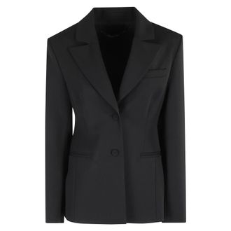 Federica Tosi Aubergine Paralume Jacke mit Langen &Auml;rmeln - - Jackets - Damen - Schwarzk - S