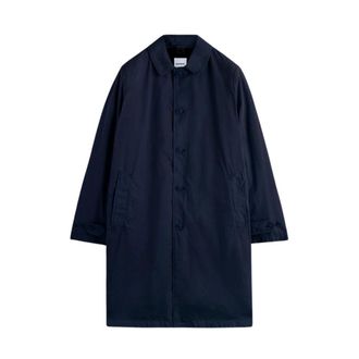 Aspesi Trench Vodka Long - - Coats - Herren - Blau - 2XL