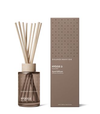 Skandinavisk Hygge Duftst&auml;bchen Diffusor mit 8 St&auml;bchen; Duftnoten: Schwarzer Tee und Minzbl&auml;tter, getrocknete &Auml;pfel und EIN Hauch von Zimt, 100 ml