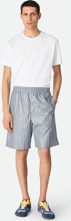 Bottega Veneta Shorts Aus Bedrucktem Leder - Bottega Veneta